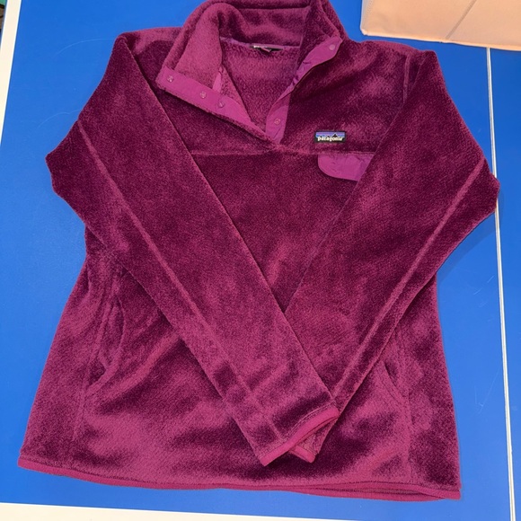 Patagonia | Tops | Patagonia Deep Purple Fleece Jacket | Poshmark